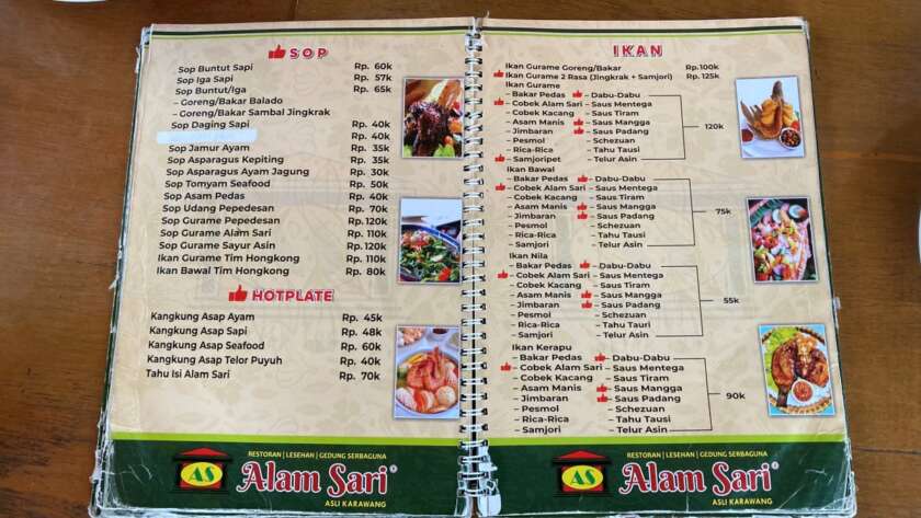 Review Alam Sari - Resto Makanan Sunda Terenak di Karawang