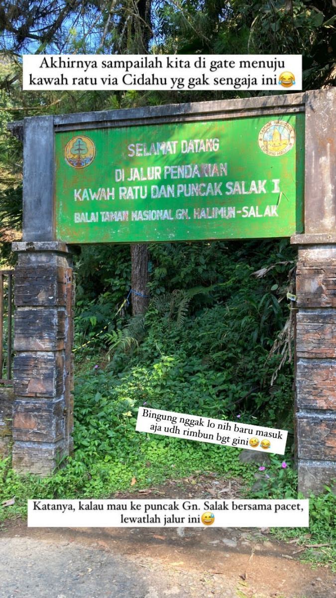 Hiking Kawah Ratu via Cidahu Sukabumi Karena Nyasar